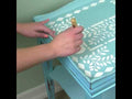 Bone Inlay Furniture Stencils - Trendy Inlay Stencil Kits