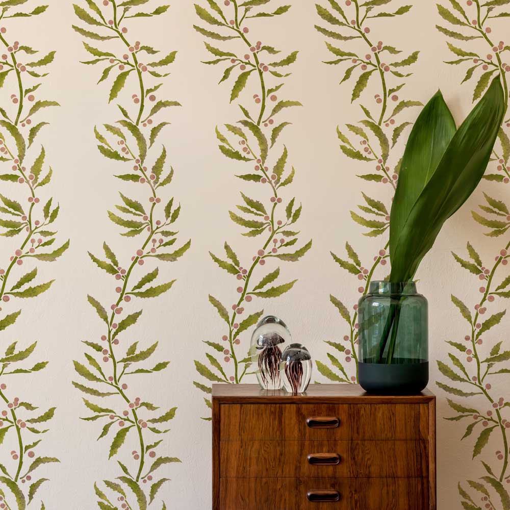 Seaweed Stripe Stencil - Seaweeds Stencils for Painting Walls ...