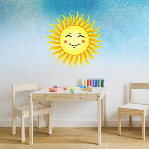 Large Sun stencil for Nurseries - Paint and Stencil instead of decals!