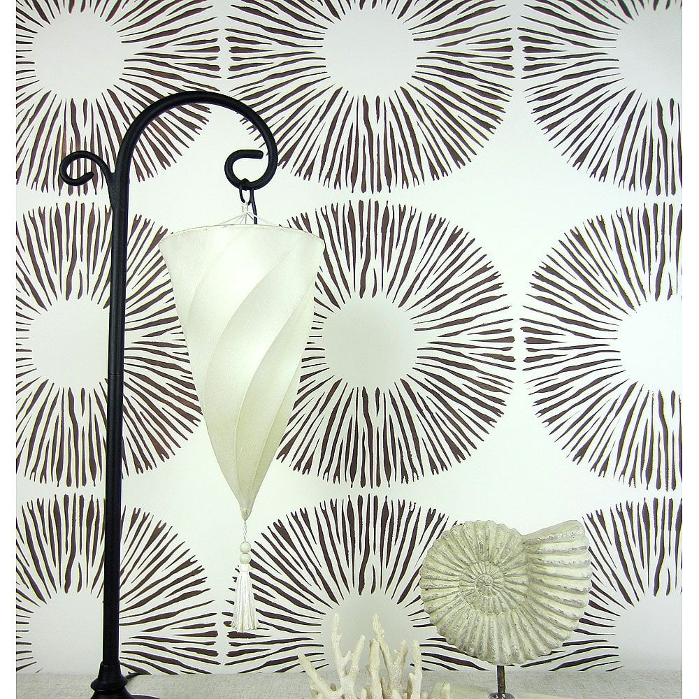 Spore print stencil, nature inspired stencil designs and wall patterns ...