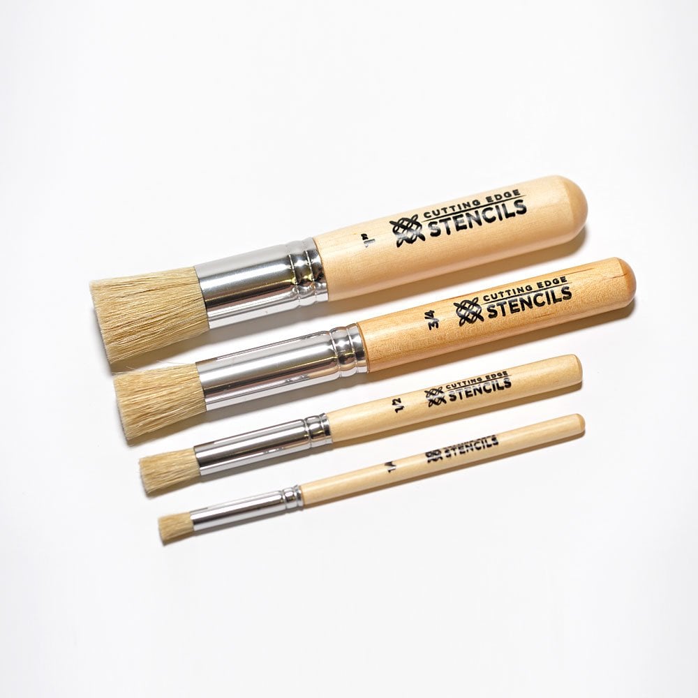 Stencil supplies, high quality stencil brushes, large selection of ...