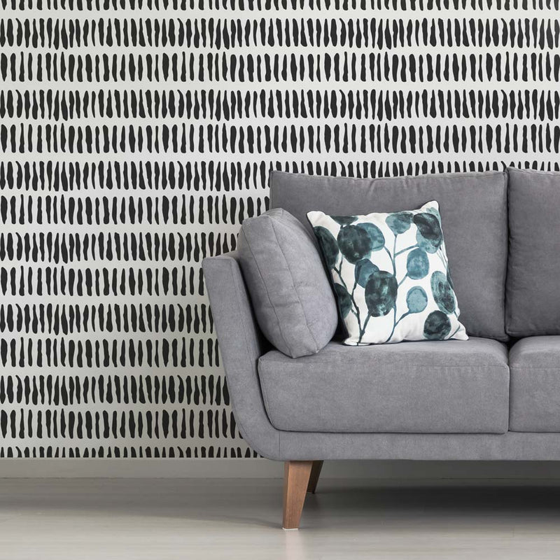 Simple Lines Wall Stencil