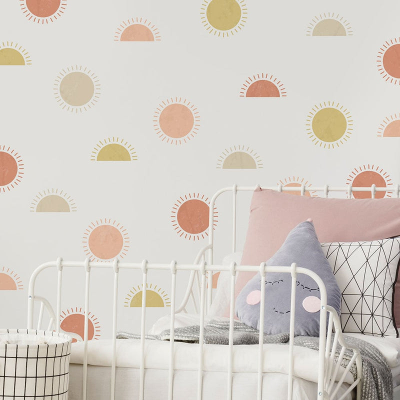 Sunbright Celestial Stencil for Painting Walls. Reusable large stencil ...