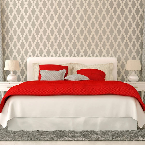 Taj Mahal Moroccan stencil - Wall Pattern stencils for walls ...