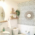 Wild spots stencil - Spotty wallpaper stencils for walls and furniture