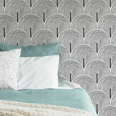 Willow Arch Wall Stencil for DIY Boho Decor! - Easy Stenciling Project