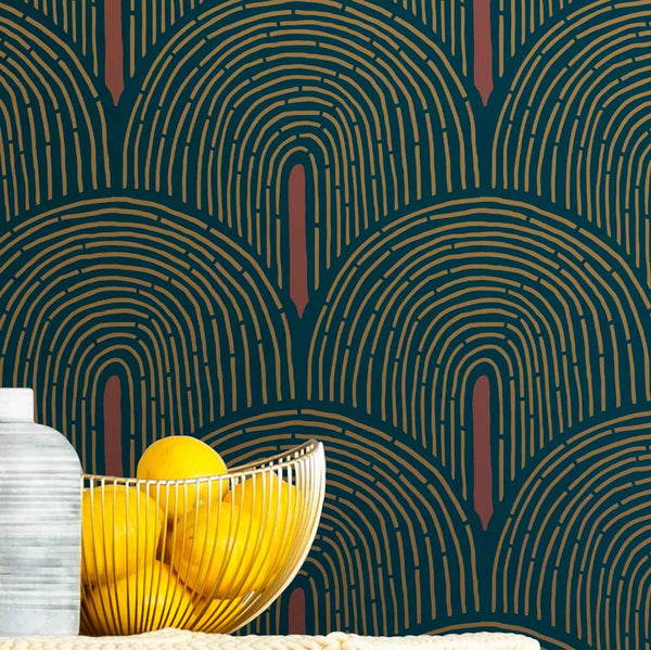 Willow Arch Wall Stencil for DIY Boho Decor! - Easy Stenciling Project